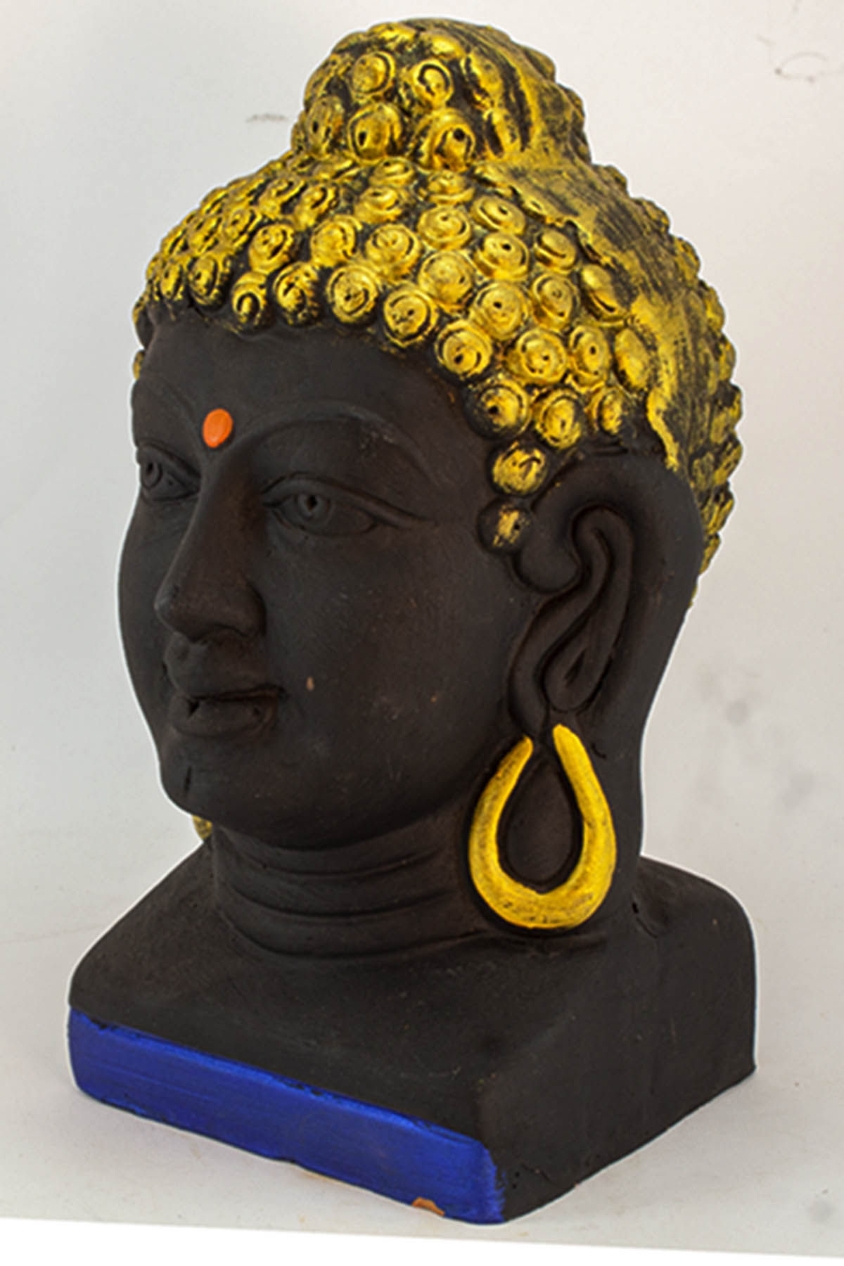 Buddha Head, Handcrafted, Unique Home Decor Item - Srejonee